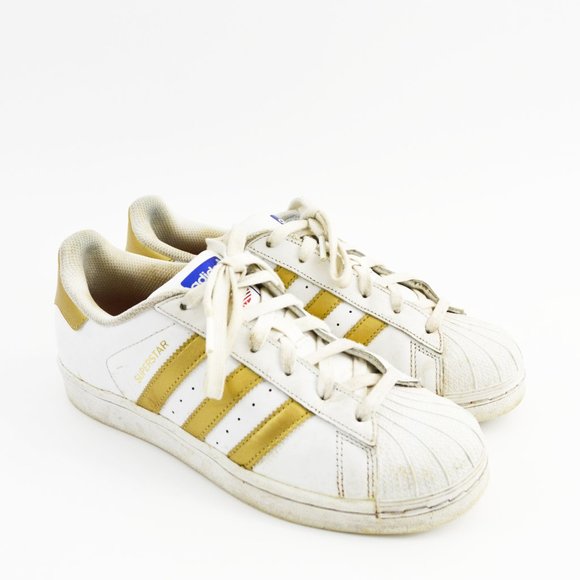 adidas | Shoes | Adidas Gold Shell Top Sneakers 20937 | Poshmark